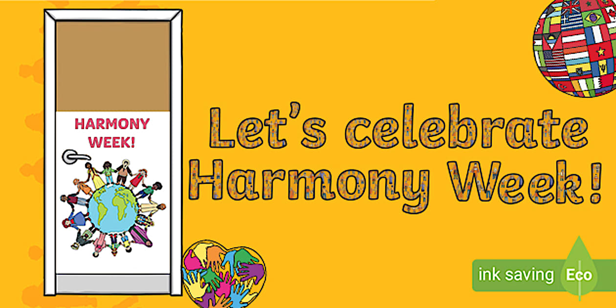 Harmony Week Door Display