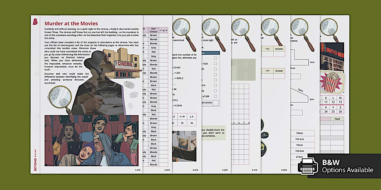 Maths Murder Mystery Problem Solving Activity | Twinkl