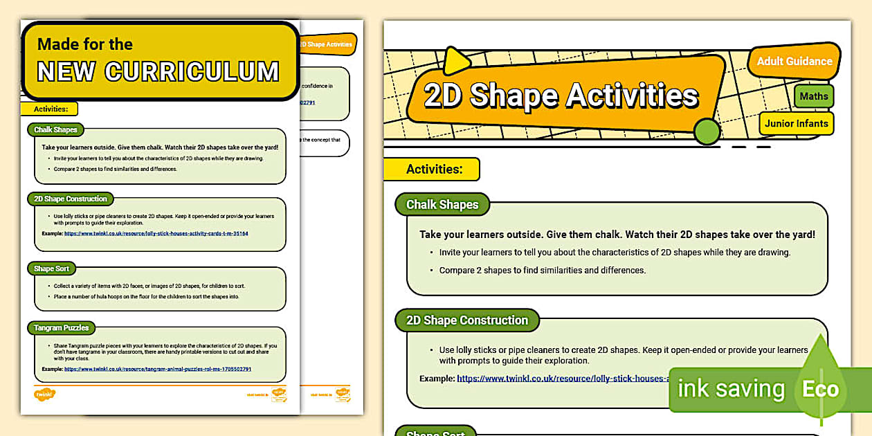 2D Shape Activities for Infant Classrooms (teacher made)