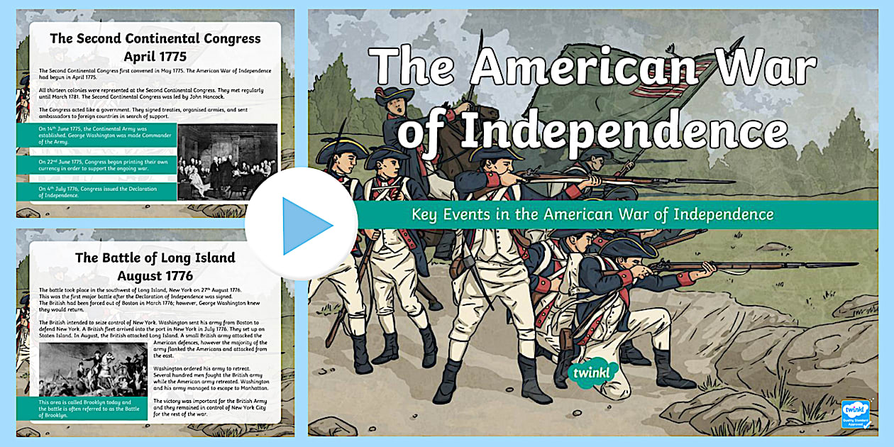 The American War of Independence PowerPoint (teacher made)