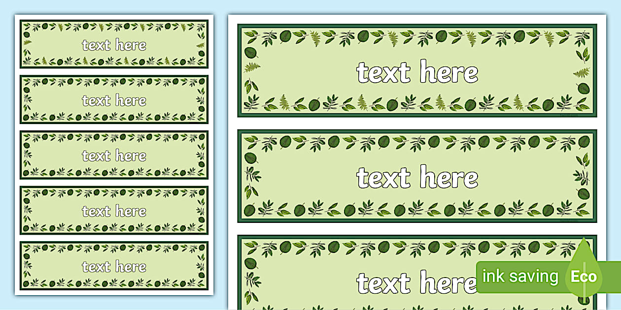 NZ Native Botanical Drawer Labels (teacher made) - Twinkl