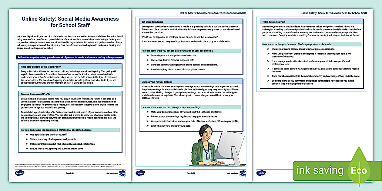 Online Safety: Social Media Awareness for School Staff