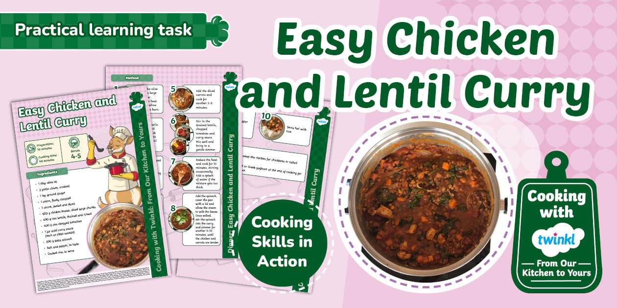 Easy Chicken and Lentil Curry Recipe