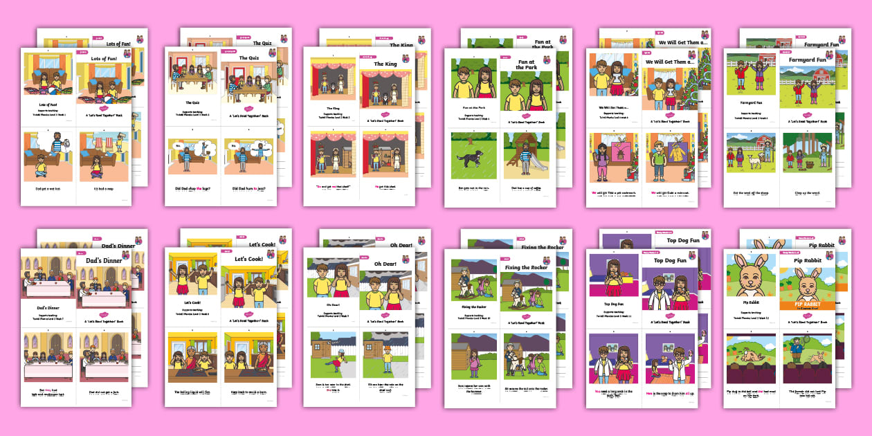 Level 3 Twinkl Phonics Minibooks - EYFS - Primary - Twinkl