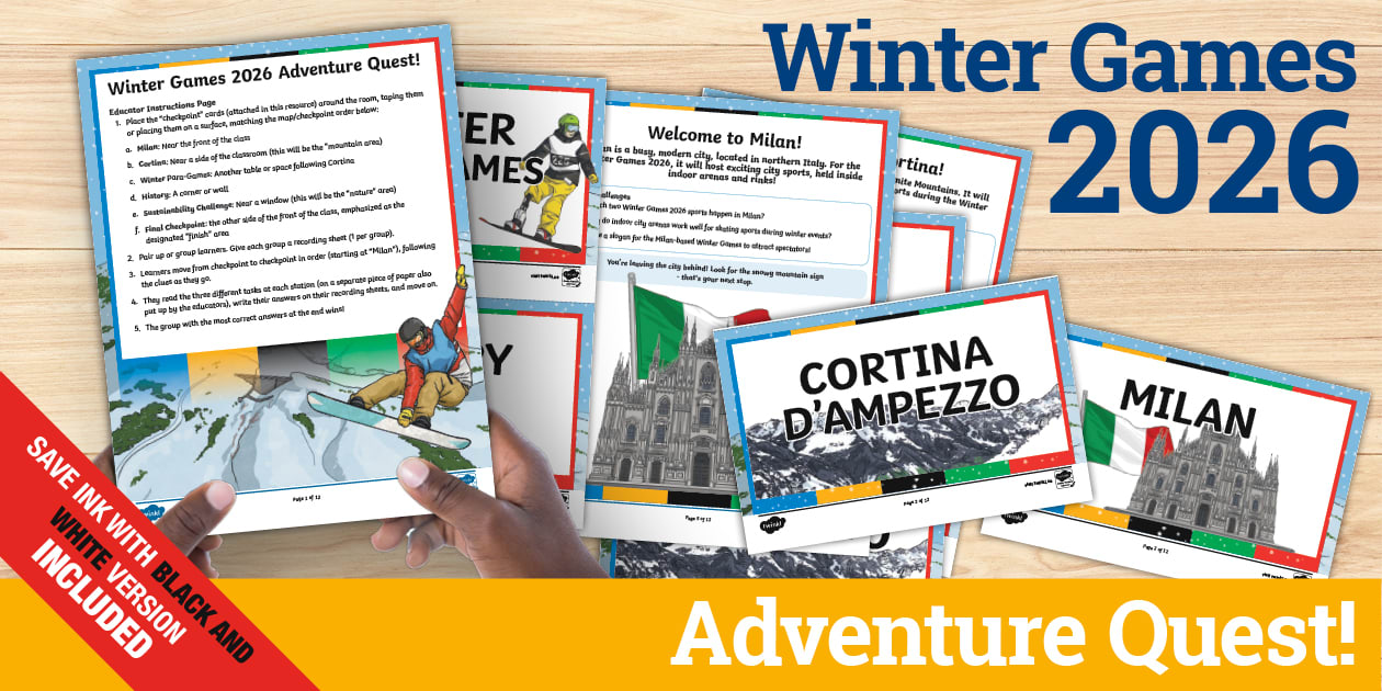 Winter Games 2026 Adventure Quest