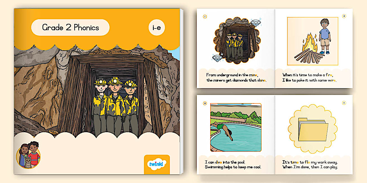 Grade 2 Phonics eBook: i-e (teacher made) - Twinkl