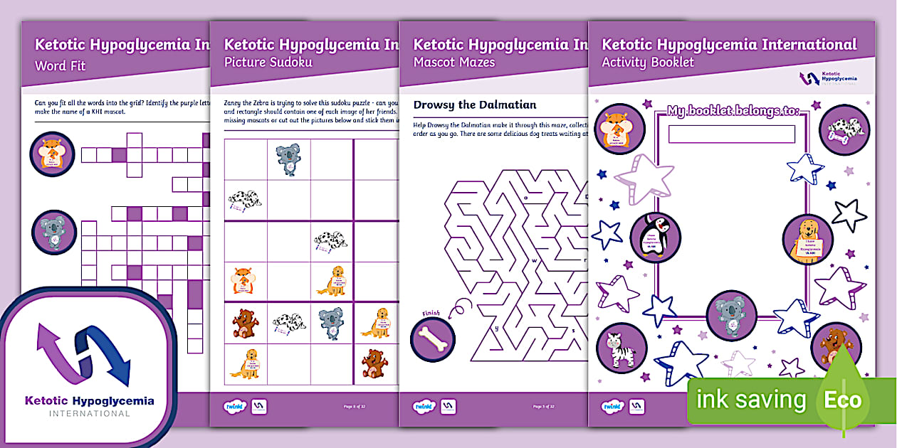Ketotic Hypoglycemia International Activity Booklet - Twinkl