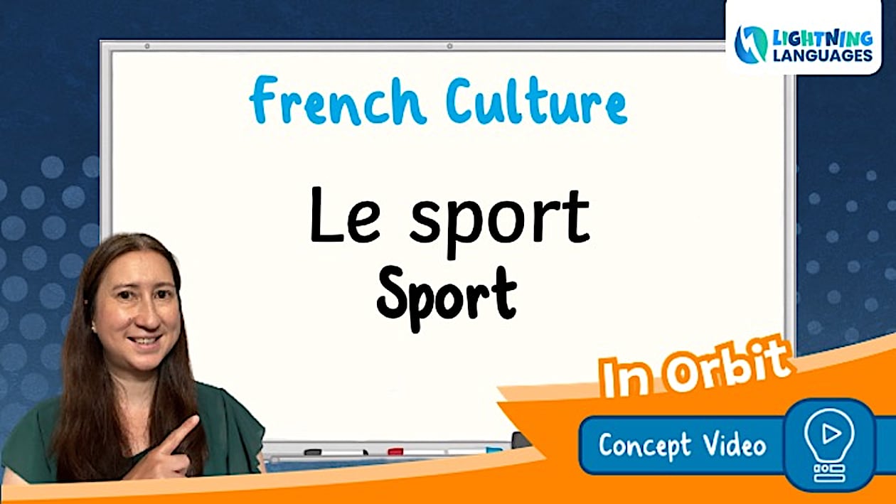 👉 Lightning Languages | French | In Orbit | Sport Culture Concept Video