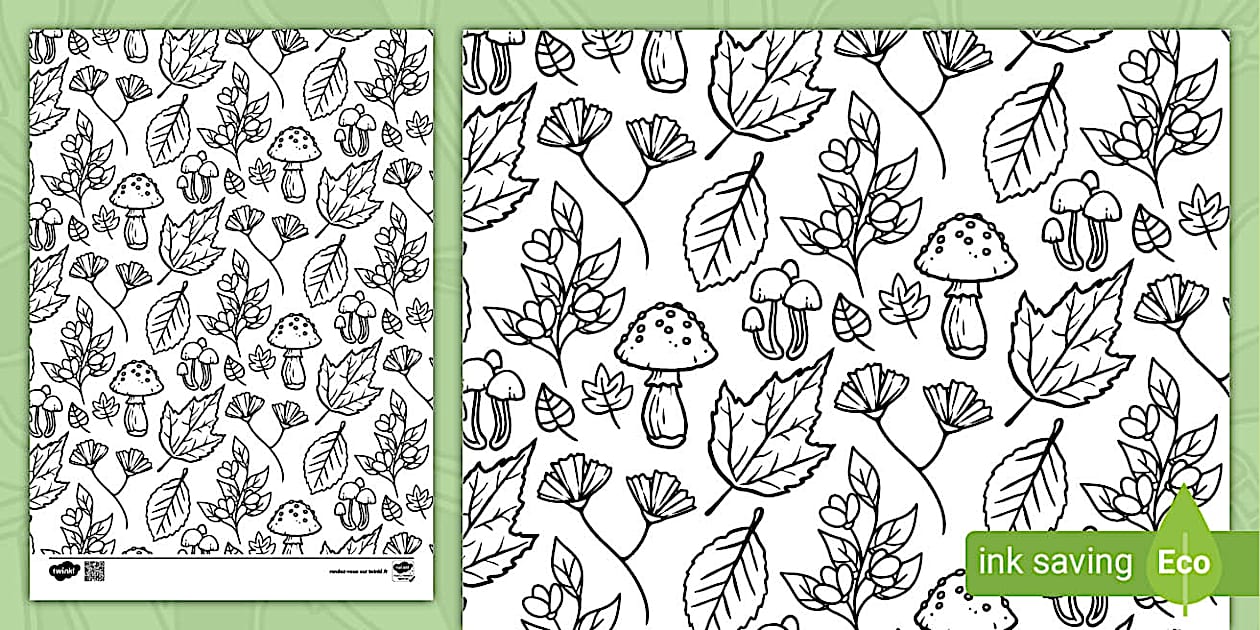 Feuille de coloriage : La nature (teacher made) - Twinkl