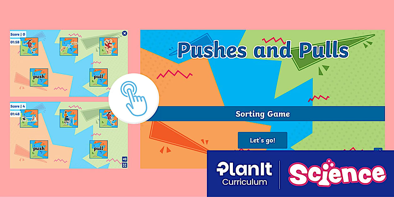 Pushes and Pulls Sorting Activity (profesor hizo) - Twinkl