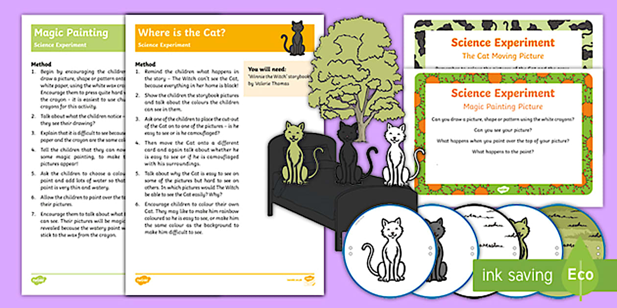 EYFS Witch and Cat Science Experiments Pack (teacher made)