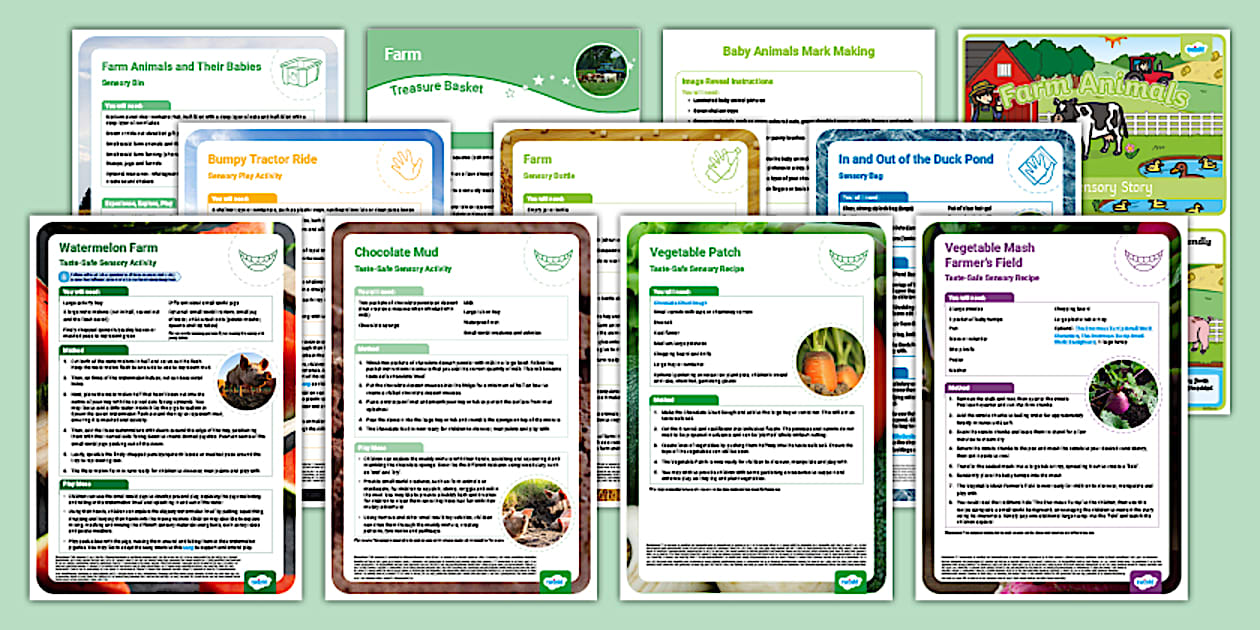 Farm Sensory Activities Pack | Sensory Play | Twinkl