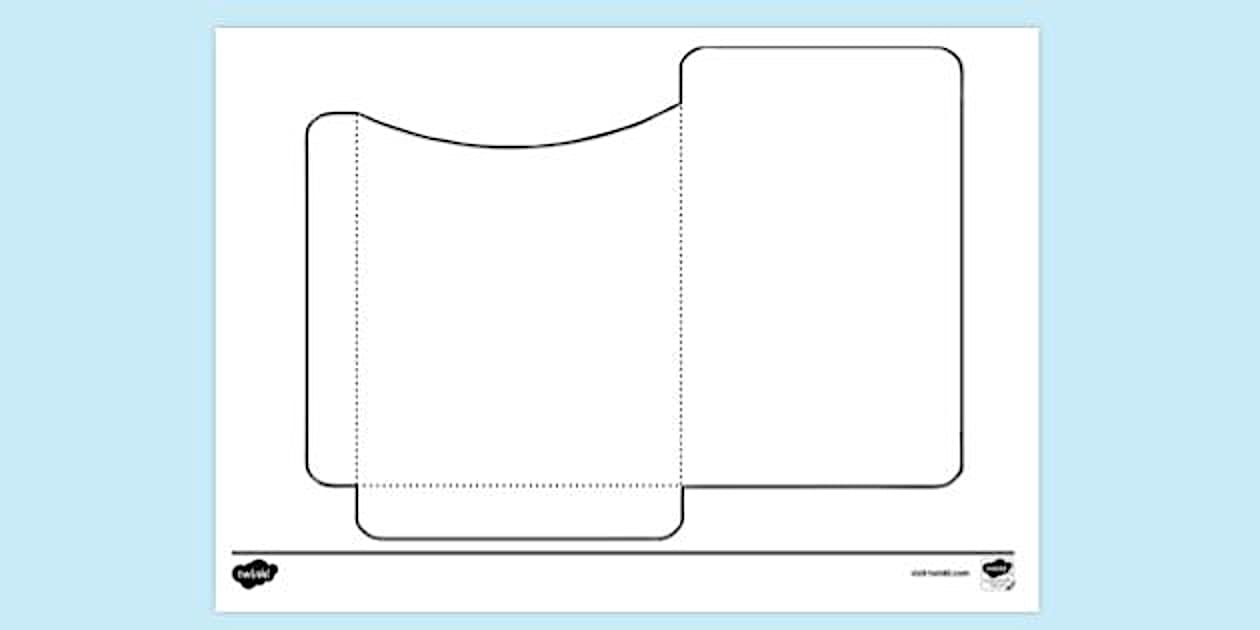 Foldable Pocket Colouring Sheet | Colouring Sheets - Twinkl