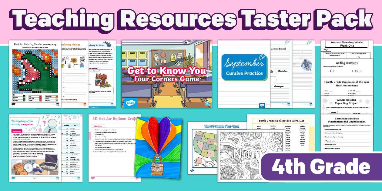 Activities for 4th Graders | Resource | Twinkl USA