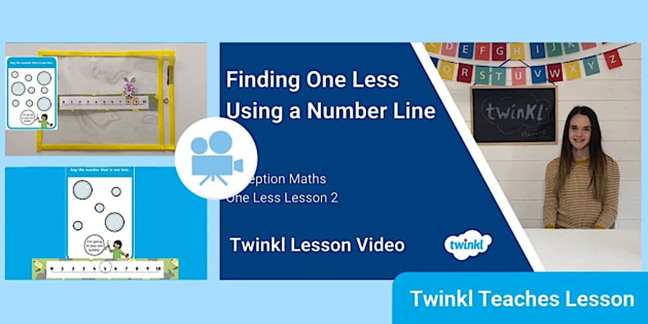 👉 Early Years Maths: One Less Lesson Video 2 - Twinkl