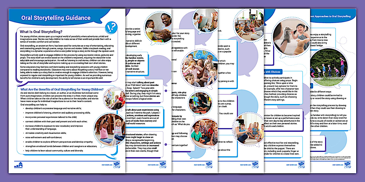 Oral Storytelling Guidance | Communication and Language
