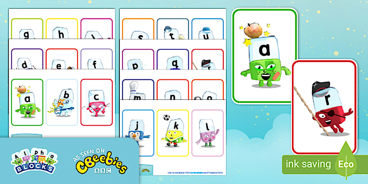 FREE! - Alphablocks: Letter Cards (teacher made) - Twinkl
