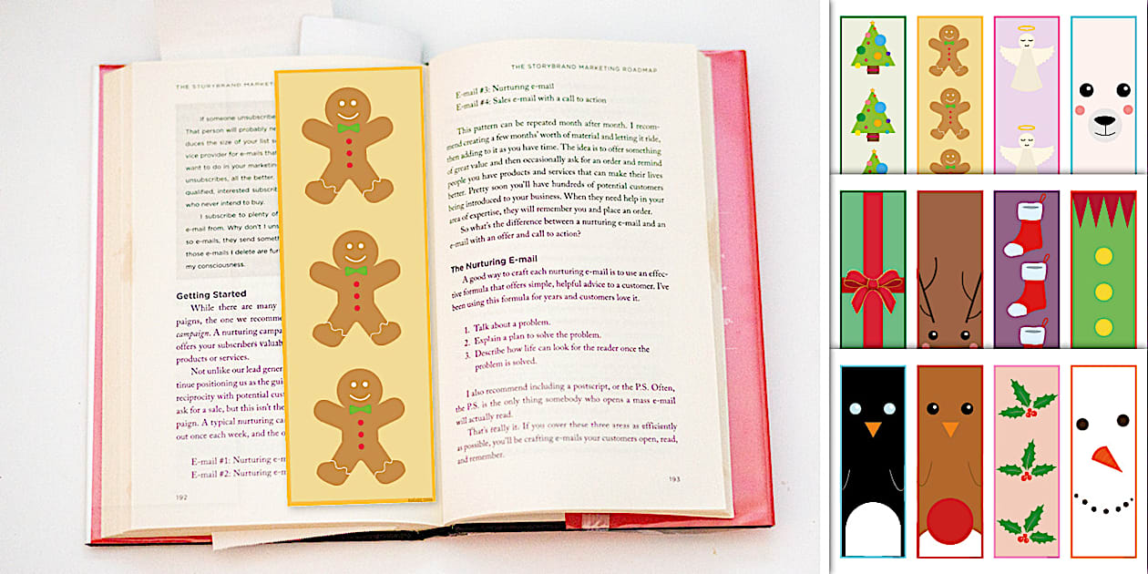Christmas Bookmarks to Print | Twinkl Party - Twinkl