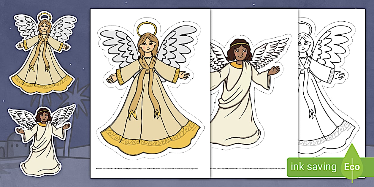 Angel Cut-Outs (teacher made) - Twinkl