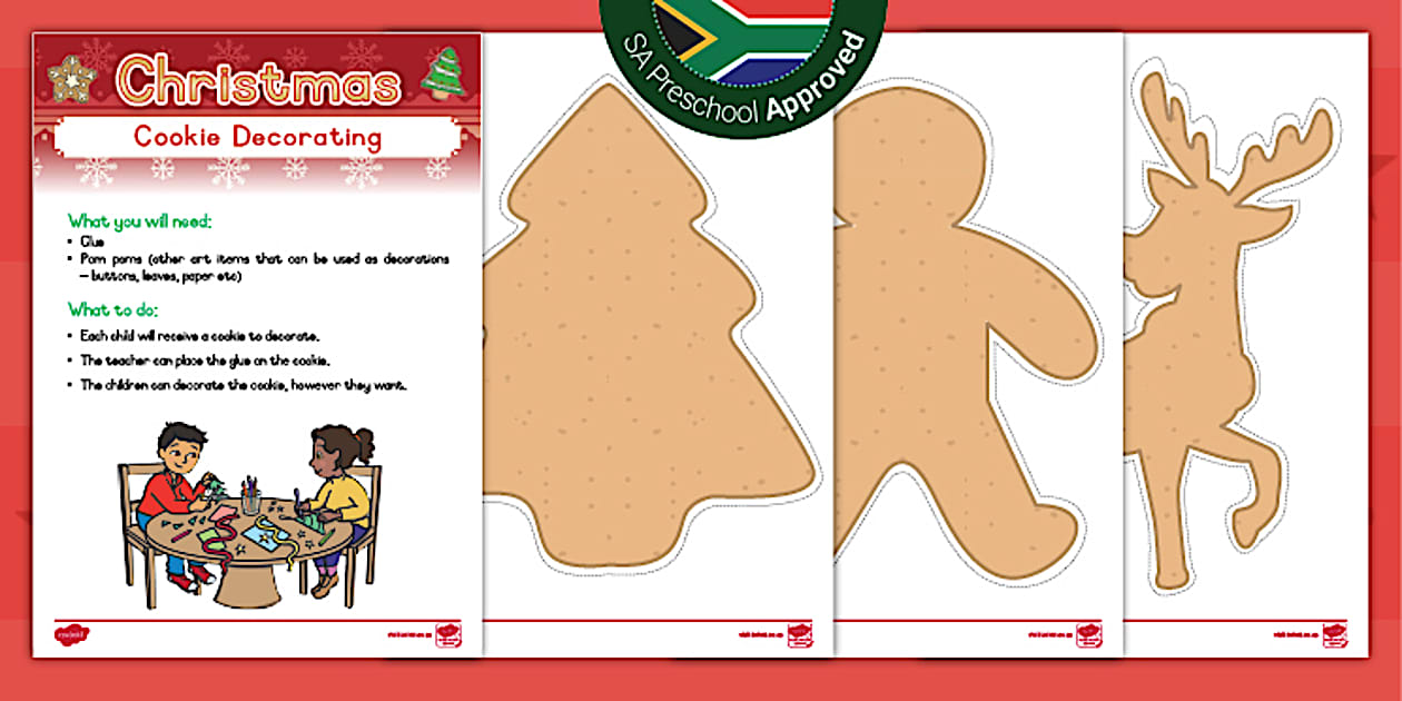 Preschool: Fancy Decorated Christmas Cookies | Twinkl ZA