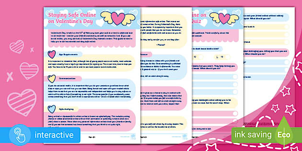 Staying Safe Online - Valentine's Edition