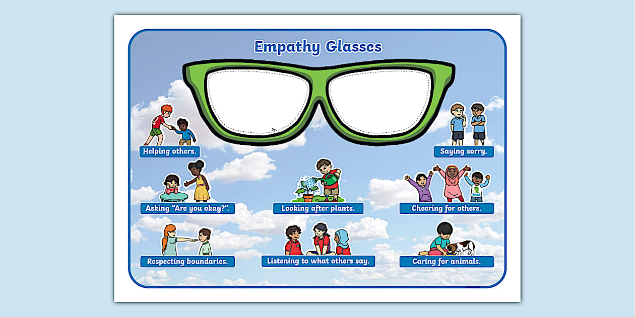 I Spy Empathy Glasses Activity (teacher made) - Twinkl
