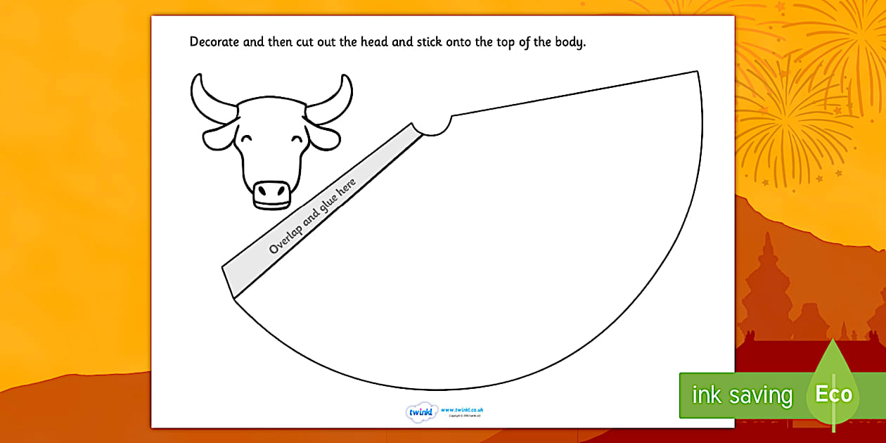 Australia Chinese New Year Make Your Own Ox (teacher made)