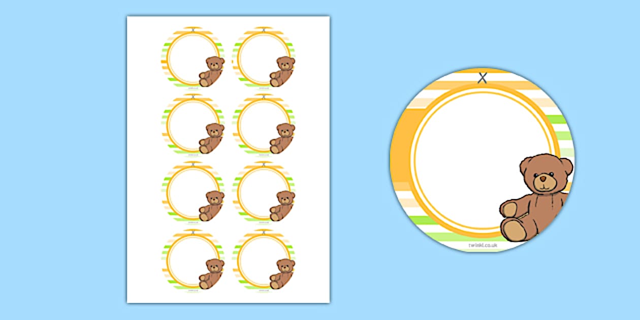 Editable Baby Shower Name Tags (teacher made) - Twinkl