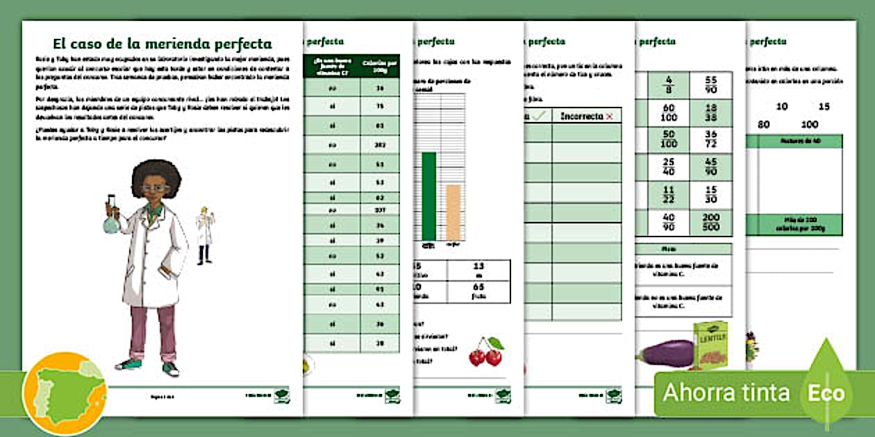 Juego de detectives STEM: El caso de la merienda perfecta - Matemáticas ...
