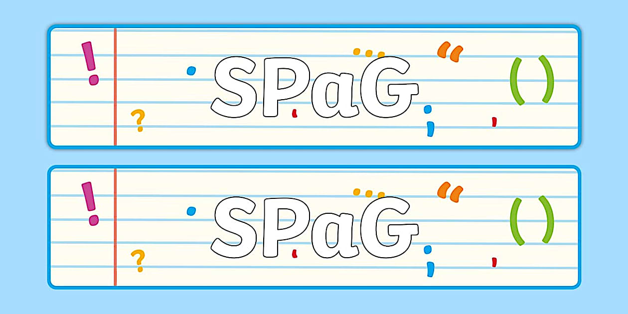 Define SpaG Display Banner (teacher made) - Twinkl