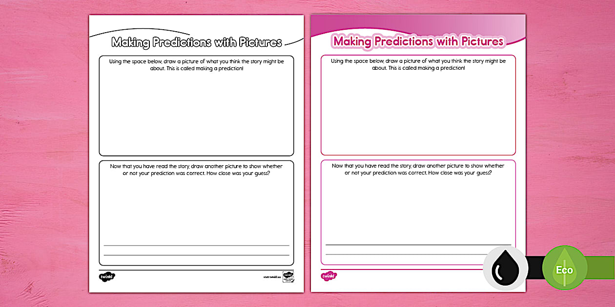 Making Predictions with Pictures (Teacher-Made) - Twinkl