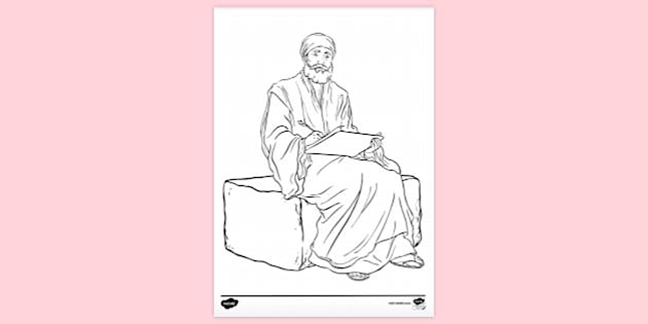 Paul Taught in Rome Colouring Page - Primary Resources
