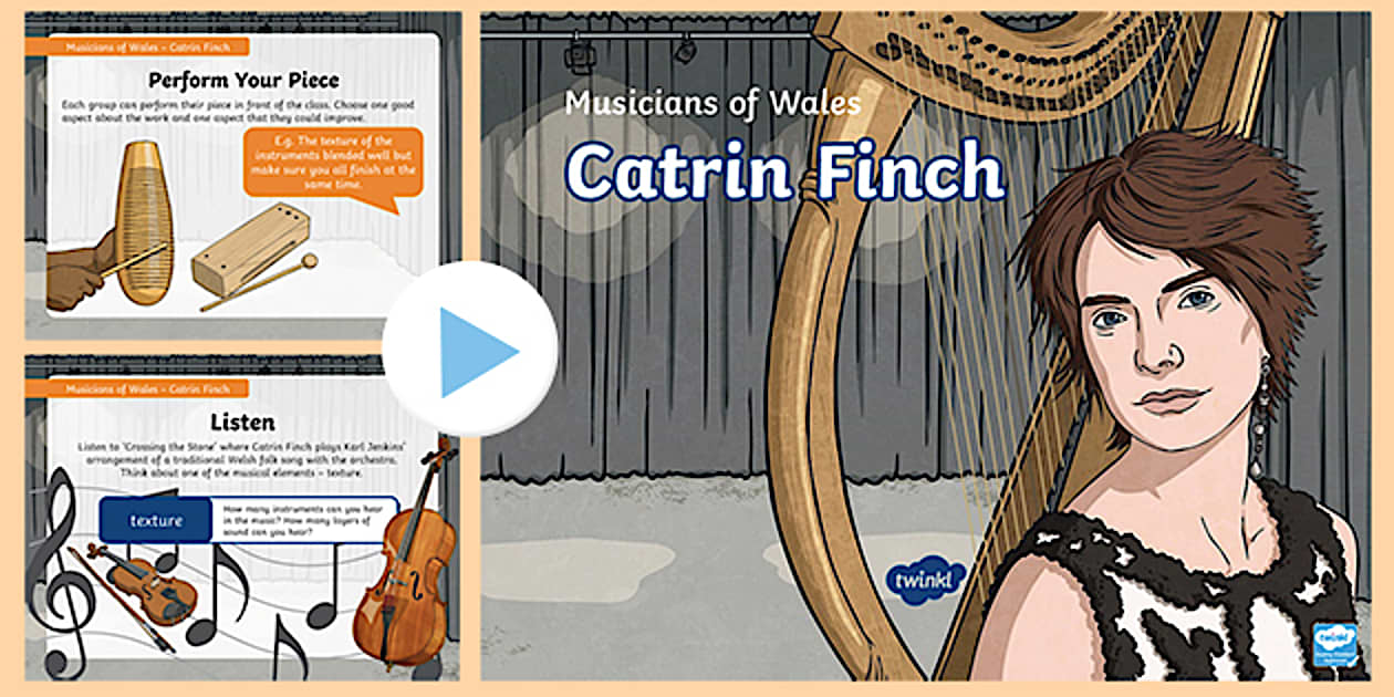 Historical Figures of Wales: Catrin Finch PowerPoint