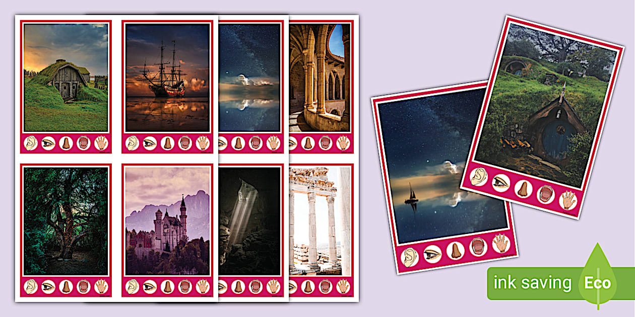 Mythical Story Setting Photo Prompt Cards (teacher made)