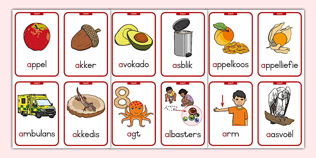 FREE! - Graad R Klanke Flitskaarte a (teacher made) - Twinkl
