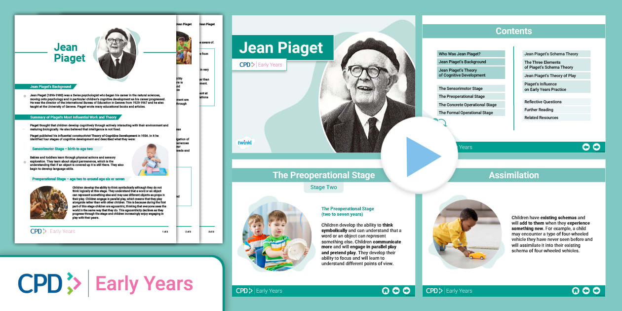 Jean Piaget | PowerPoint (teacher made) - Twinkl