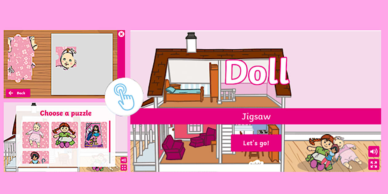 Doll Interactive Jigsaw (Teacher-Made) - Twinkl