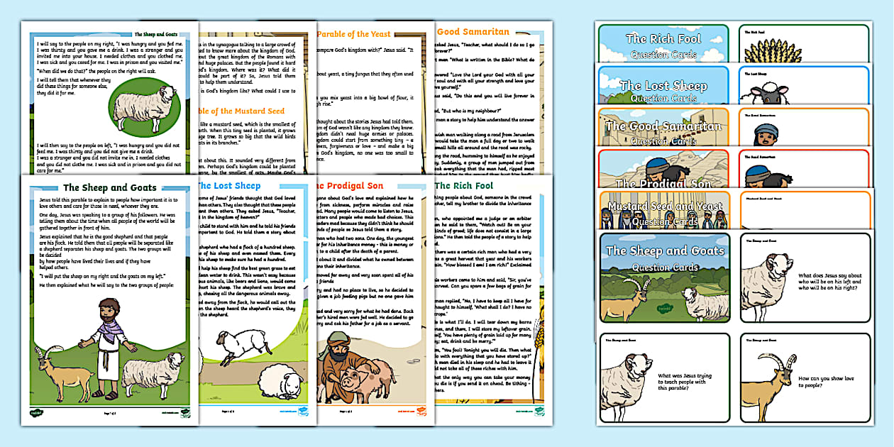 Bible Parables for Children Resource Pack - Twinkl