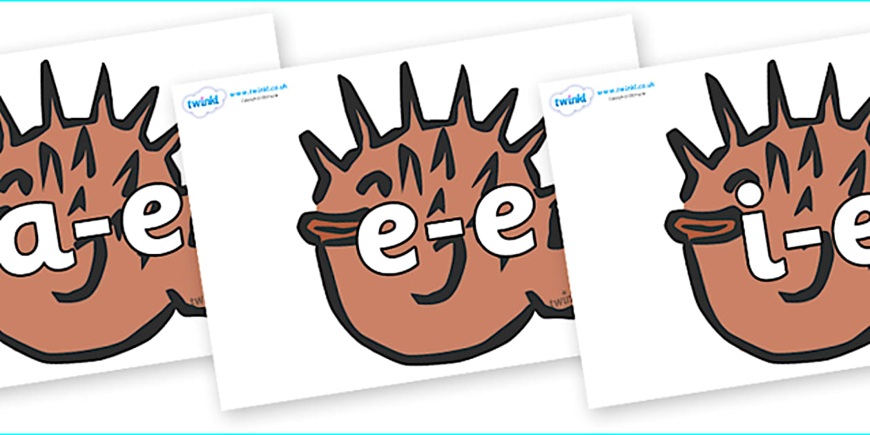 Cursive Modifying E Letters on Puffer Fish (teacher made)