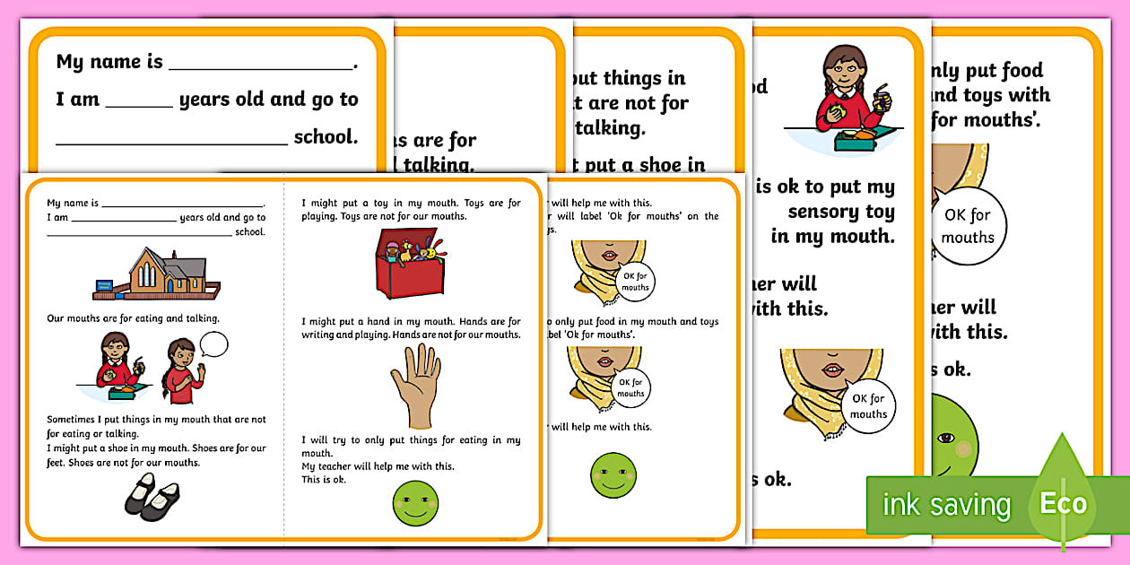 What Can Go in My Mouth? Social Situation