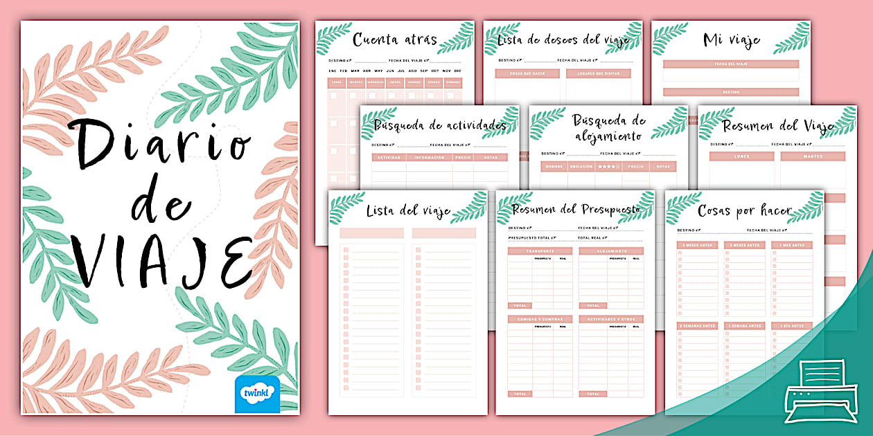 Diario de viaje: Planifica tus vacaciones