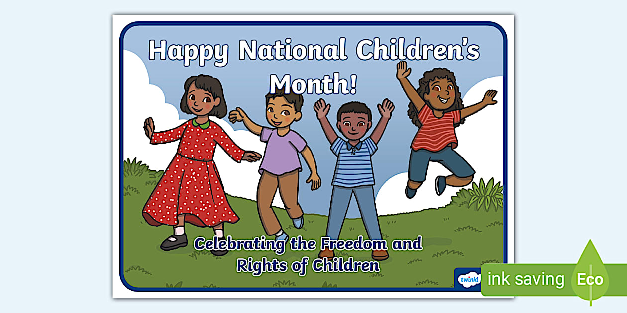 Happy National Children's Month | Grade 1 | Twinkl