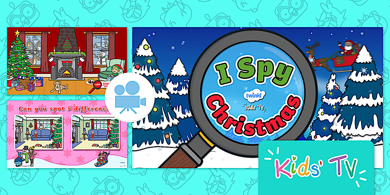 I Spy Christmas Special! | Christmas Game for Kids - Twinkl