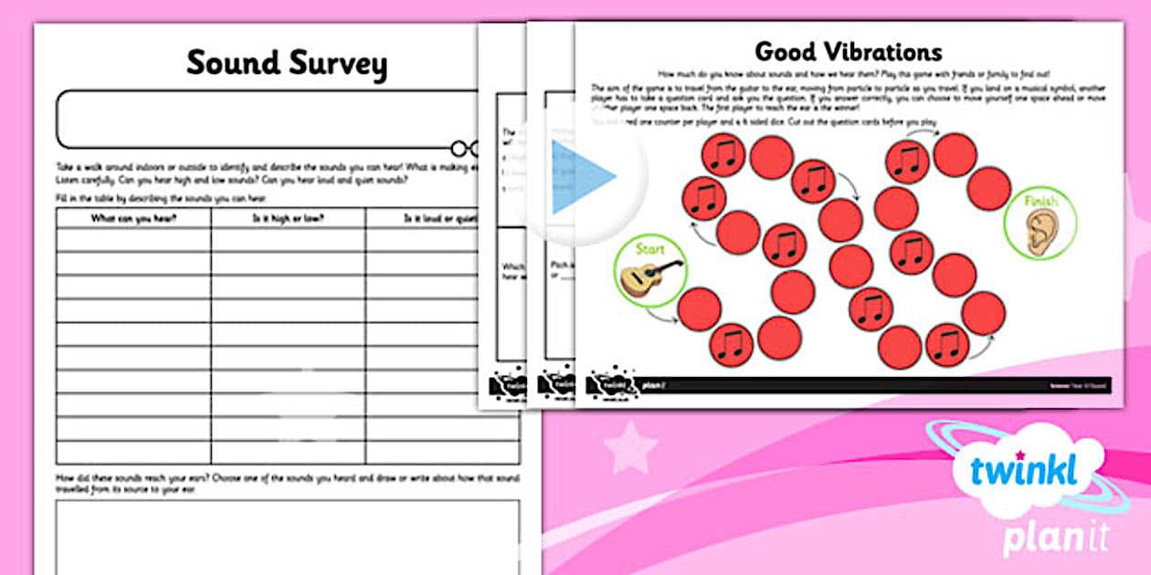 Science: Sound Year 4 Home Learning Tasks (teacher made)
