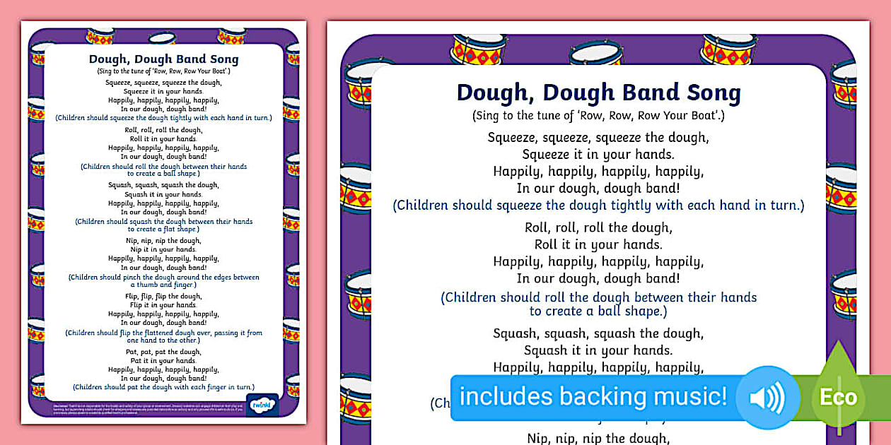 Dough, Dough Band Song | Modelling Dough Song | Twinkl