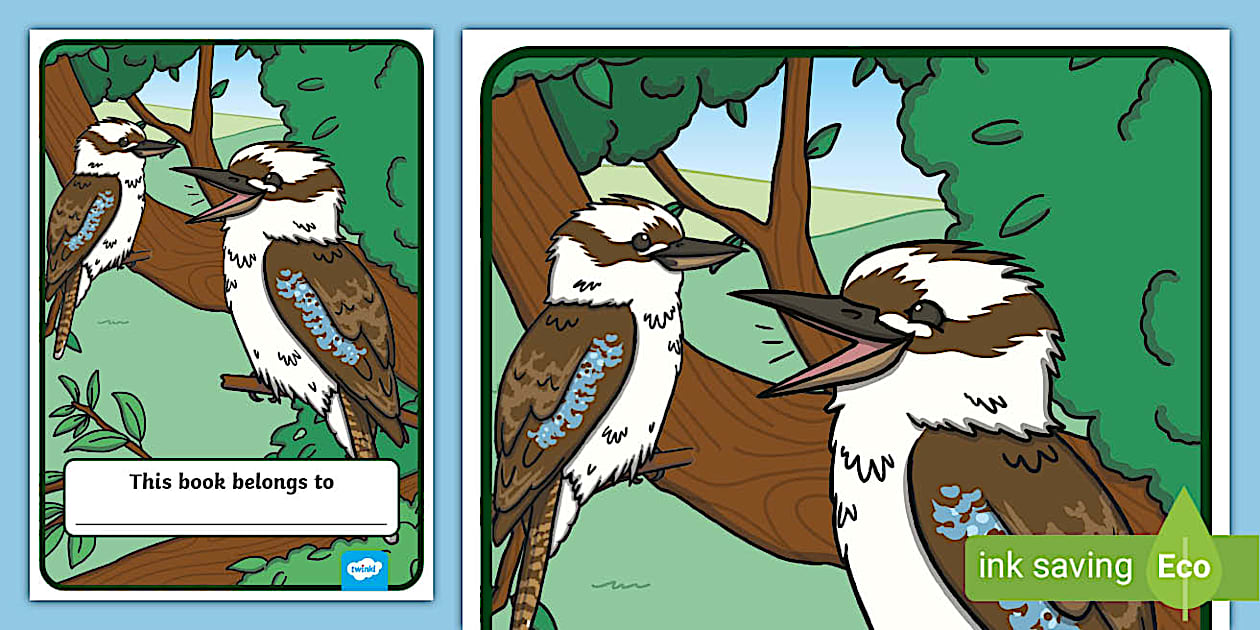Kookaburra Themed Book Cover| Twinkl Resources - Twinkl