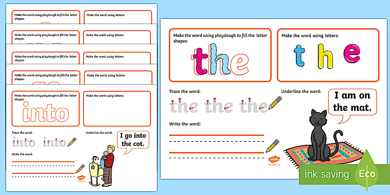 Phase 2 Phonics Tricky Words | Activity Mats - Primary