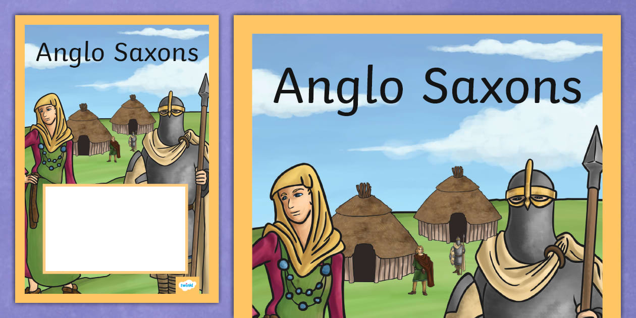 Black and White Anglo Saxons Book Cover (professor feito)