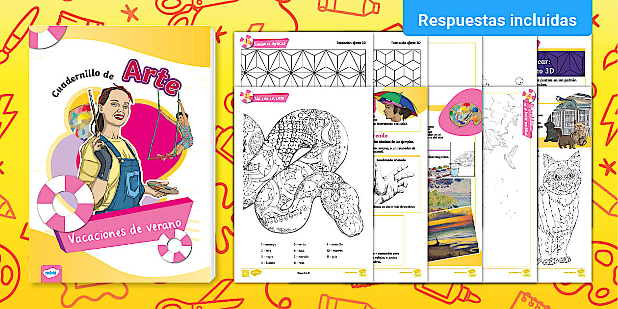 Cuadernillo de verano: Arte - 6º de Primaria - Twinkl