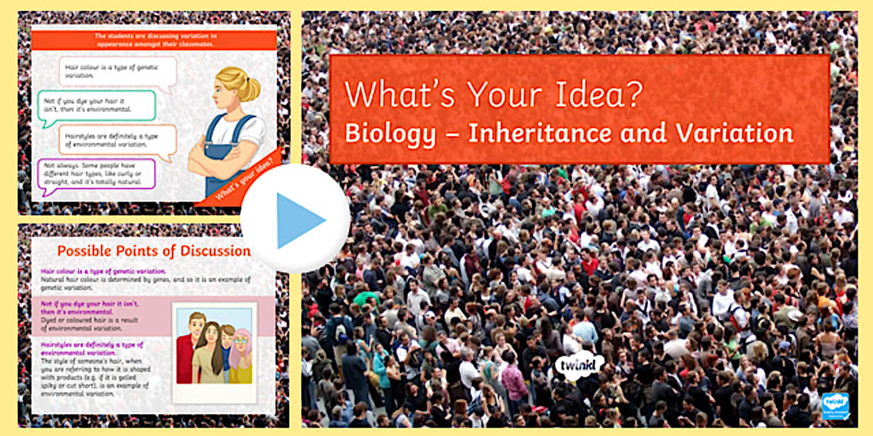 KS3 Inheritance and Variation: What's Your Idea? PowerPoint
